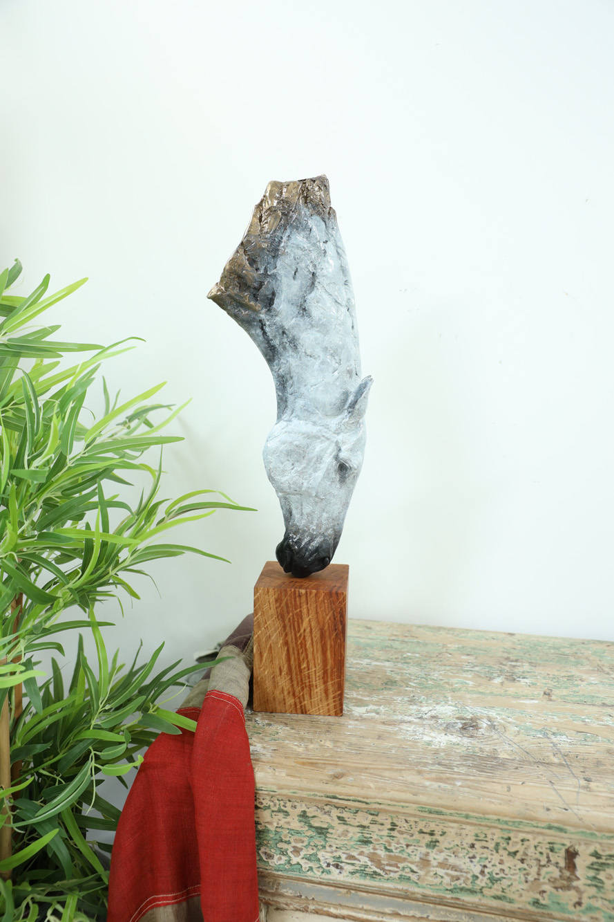 Grounded Serenity - Small - Oak Base - Winterburn Fine Art